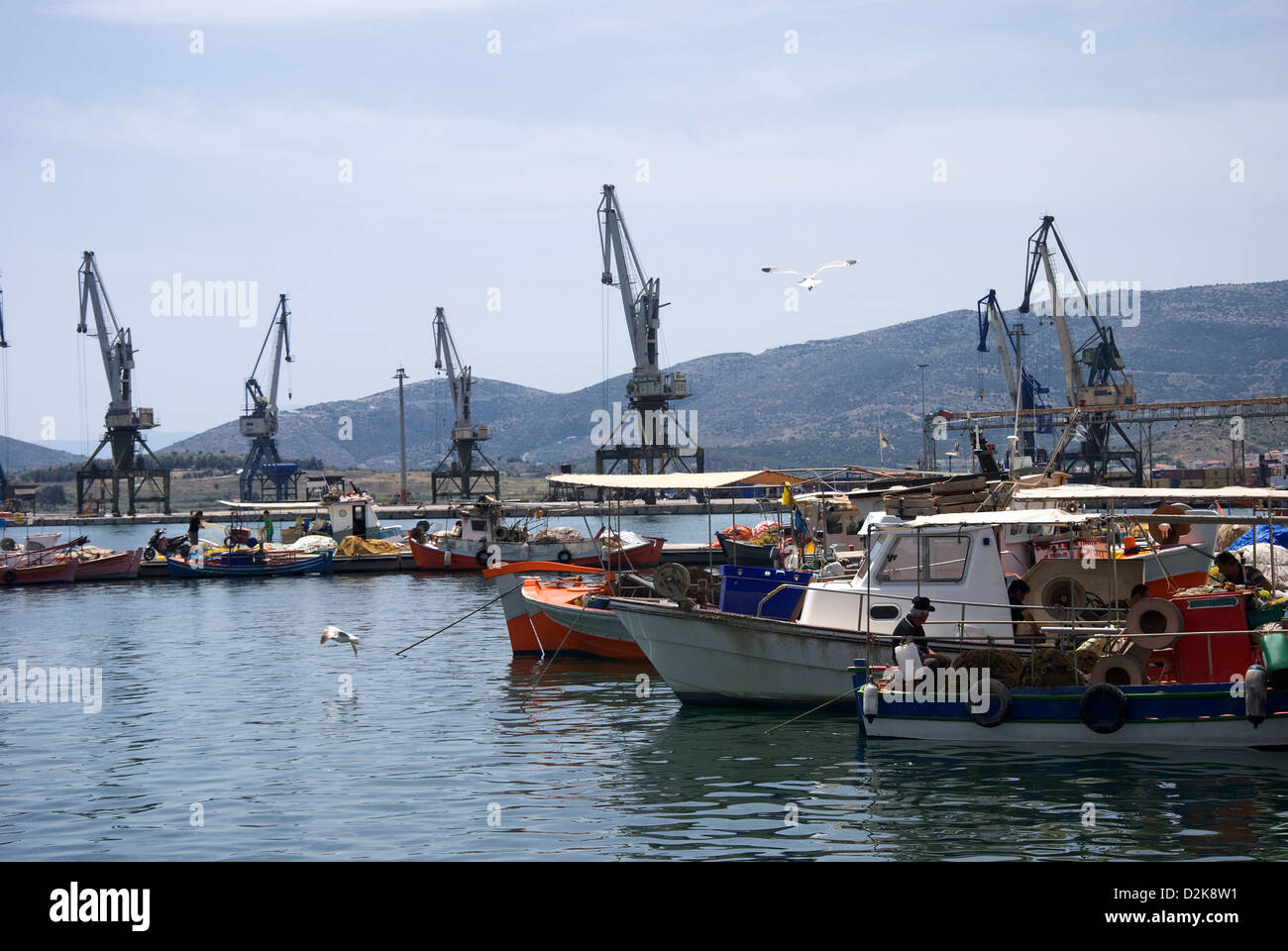 Fishing port of Volos (Thessaly, Greece Stock Photo - Alamy