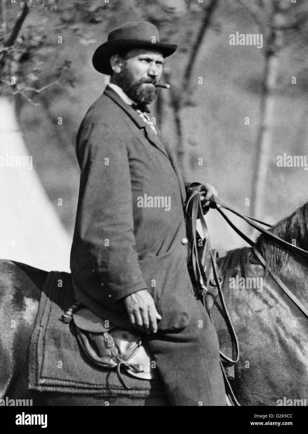 Vintage photo of detective and spy Allan Pinkerton (1819 - 1884 Stock ...