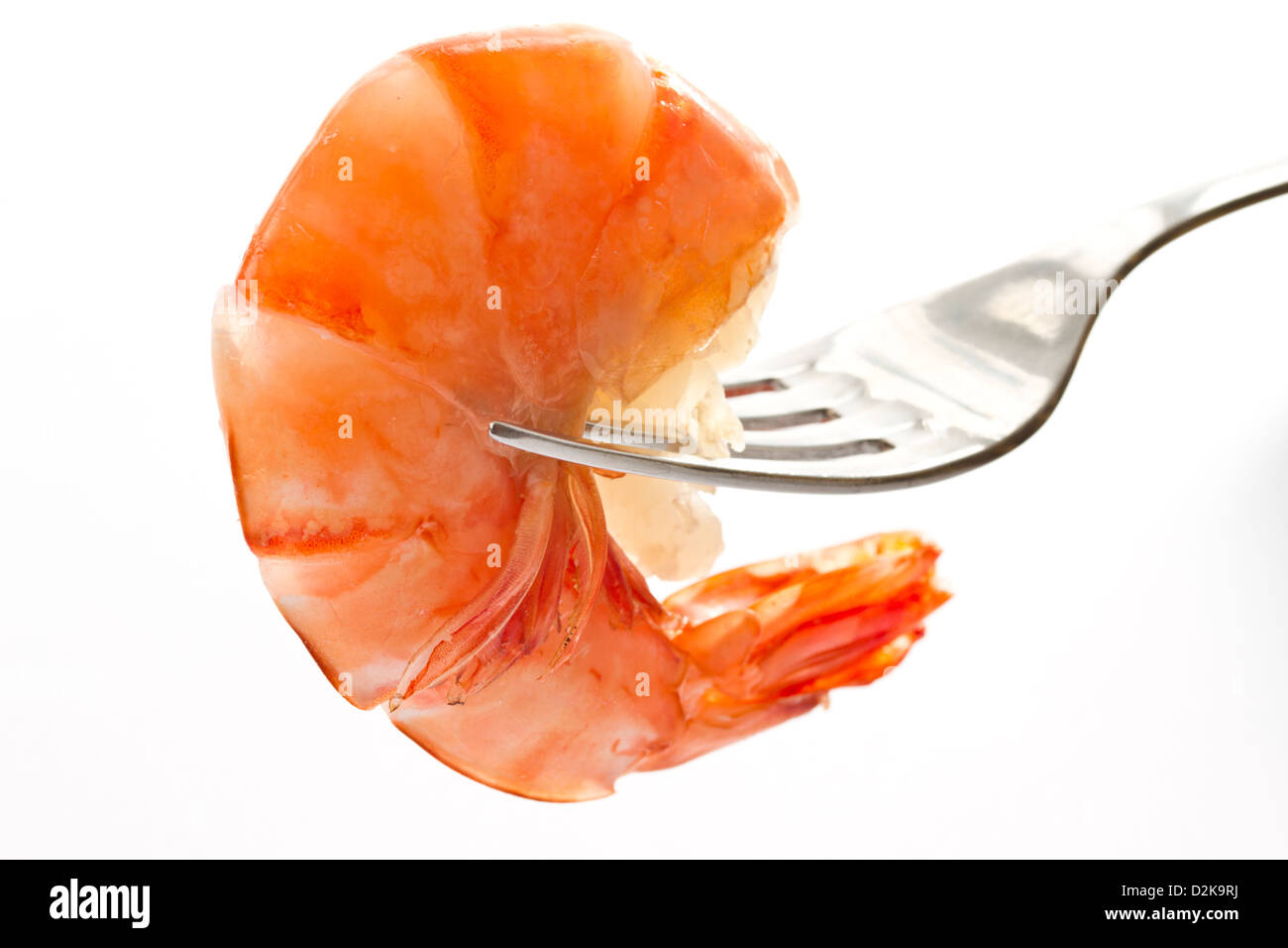 Boiled big red shrimp on a background white Stock Photo - Alamy