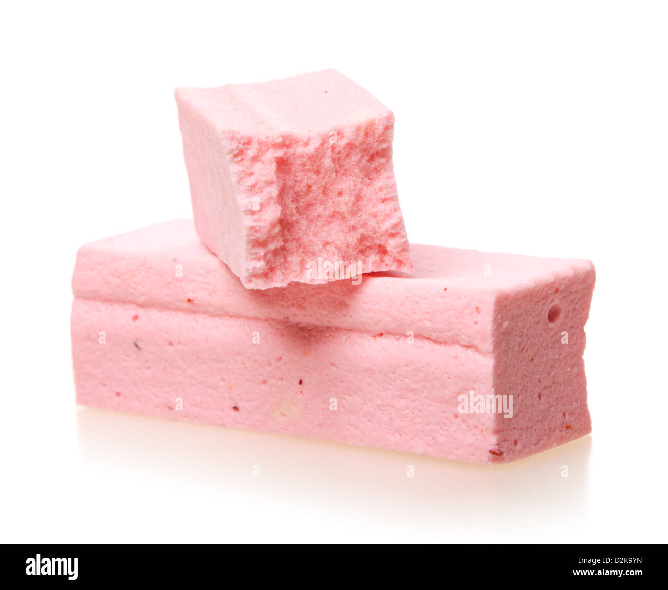 sweet fruit souffle isolated on white background Stock Photo - Alamy