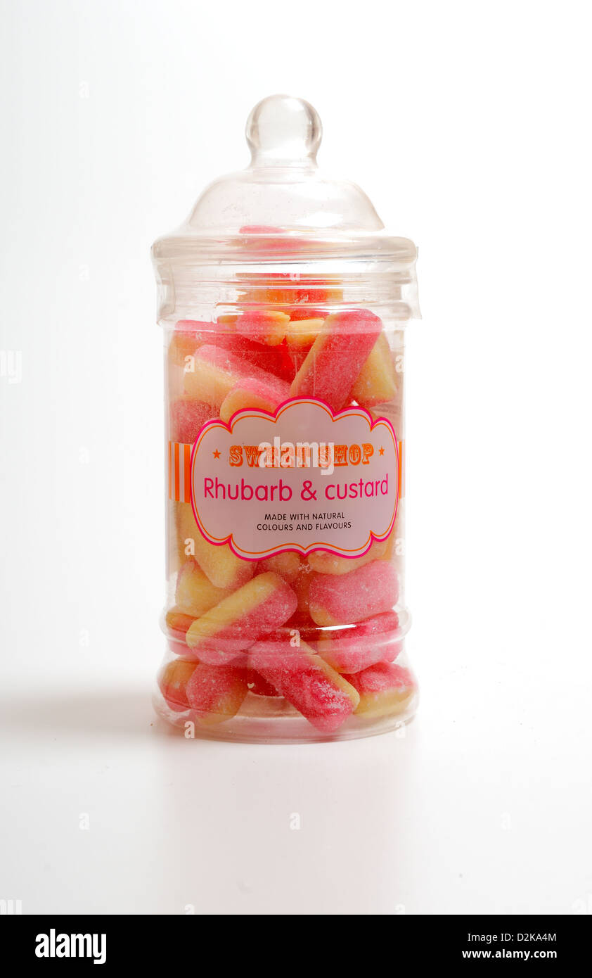 Rhubarb And Custard Sweets Stock Photos & Rhubarb And Custard Sweets ...