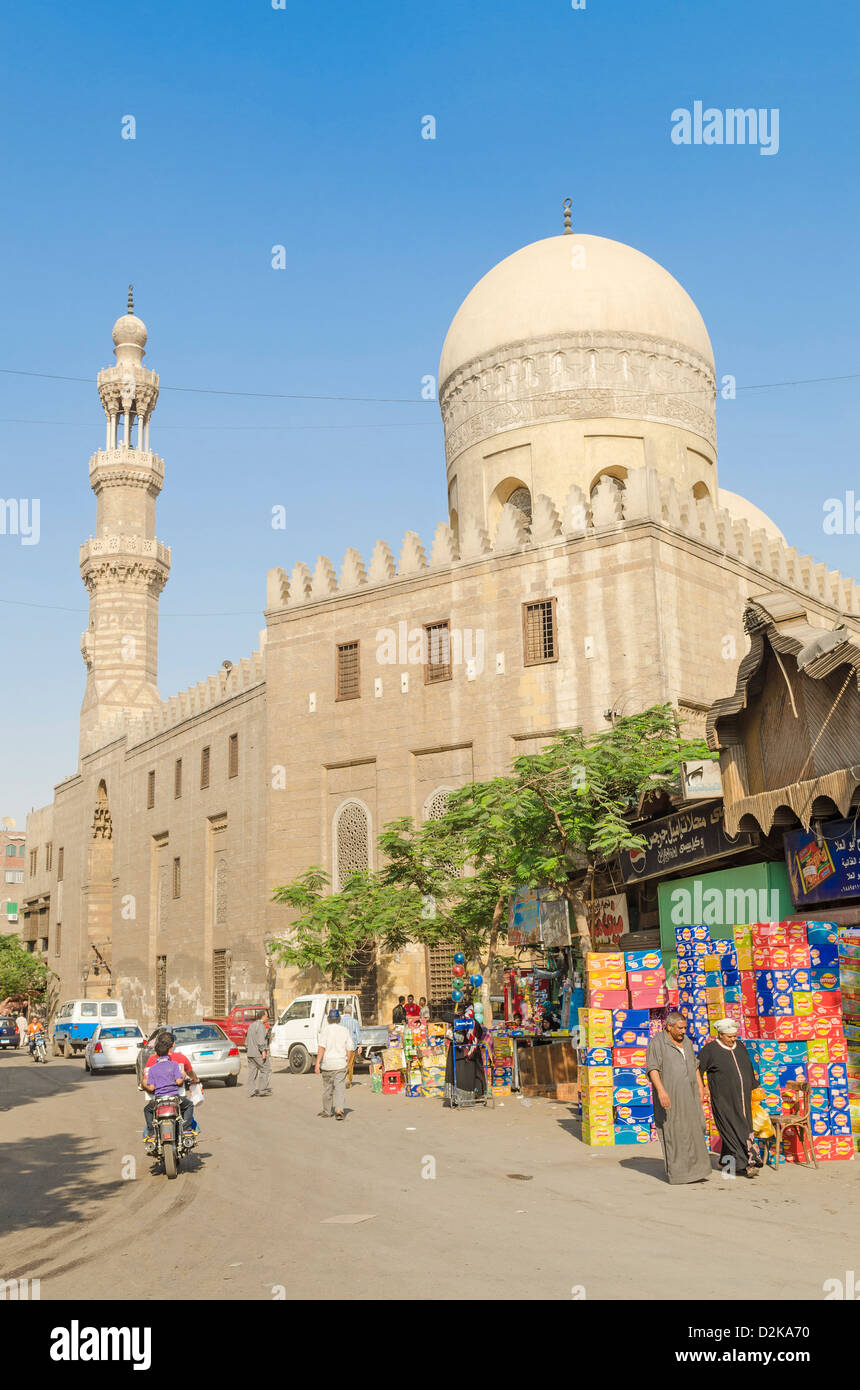 cairo old town in egypt mosque Stock Photo - Alamy