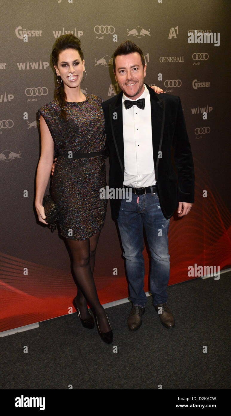 Austrian real-estate entrpreneur Rene Benko and his wife Nathalie Stock ...