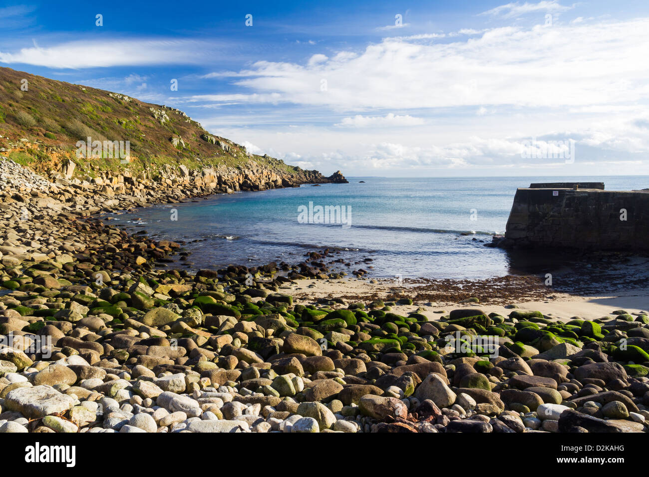 The picturesque Lamorna Cove Cornwall England UK Stock Photo - Alamy