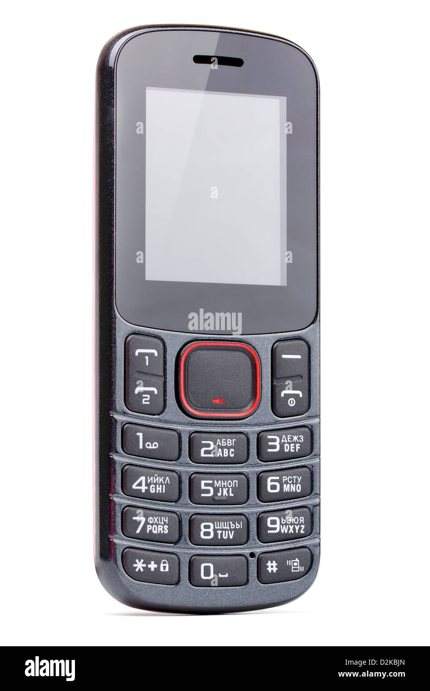 modern cell mobile phone isolated on white Stock Photo - Alamy