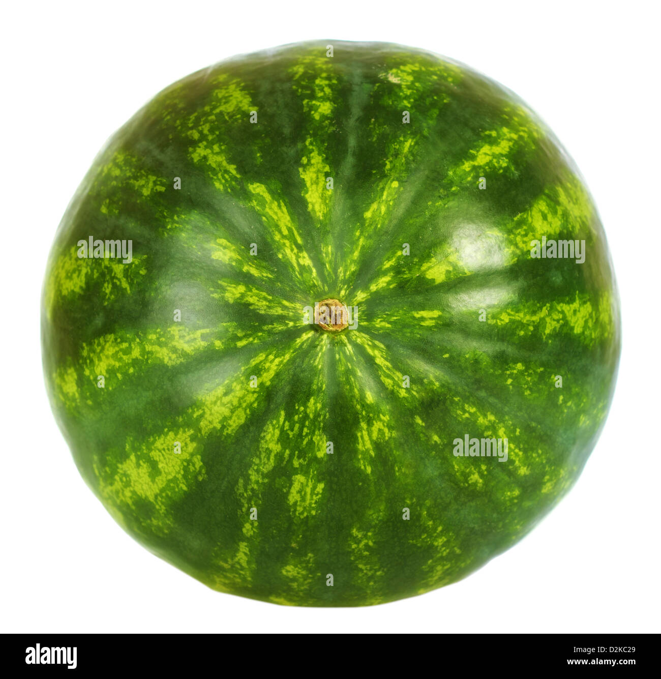 fresh green watermelon isolated on white background Stock Photo - Alamy