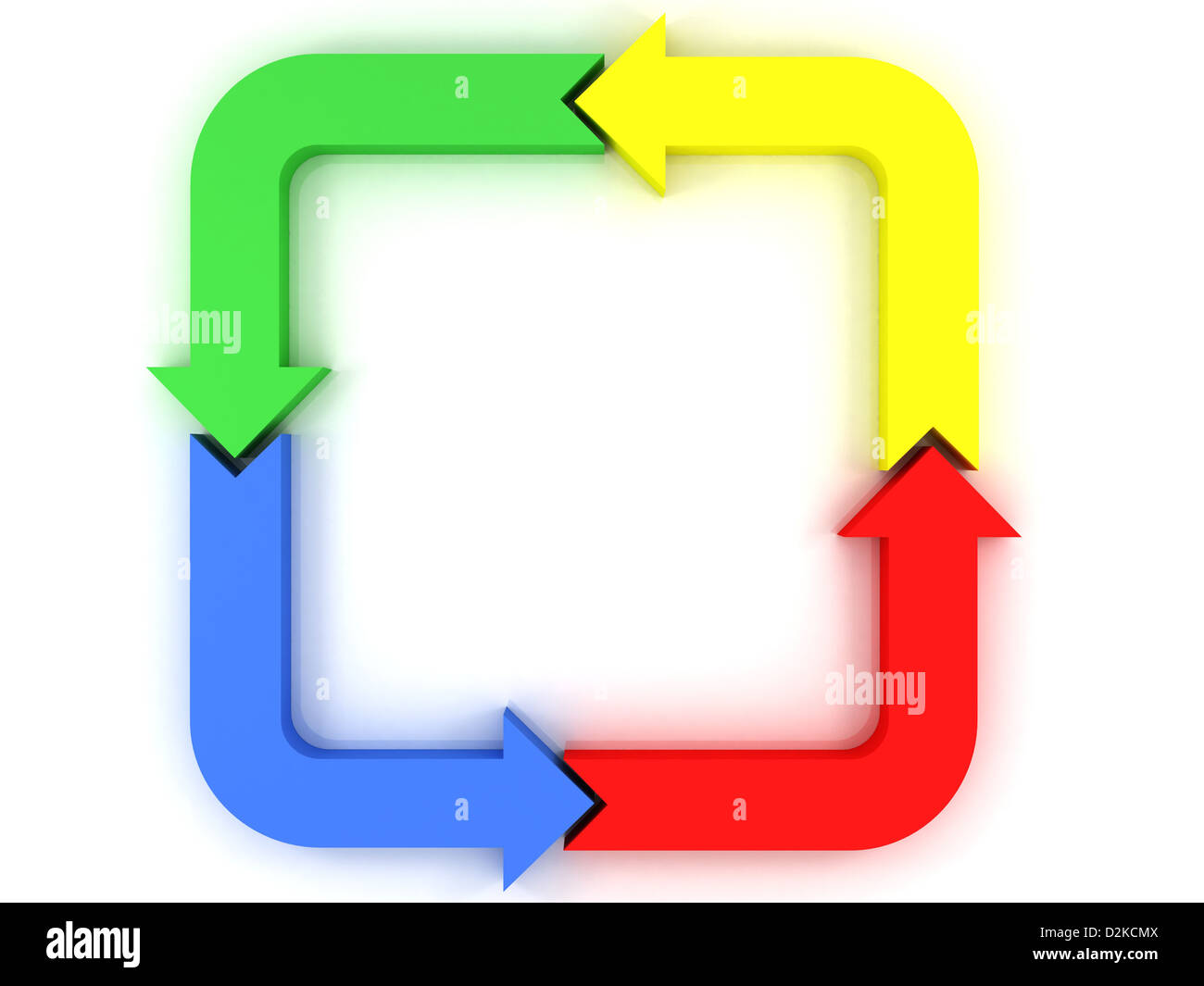 colored arrows render isolated Stock Photo - Alamy
