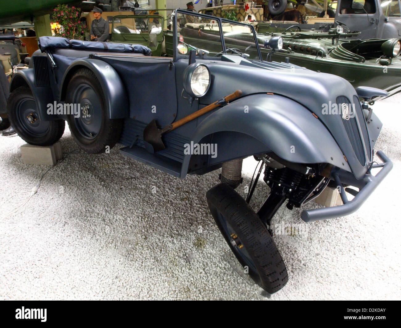 The Tempo G1200, displayed at the Sinsheim Museum in Germany, is a ...