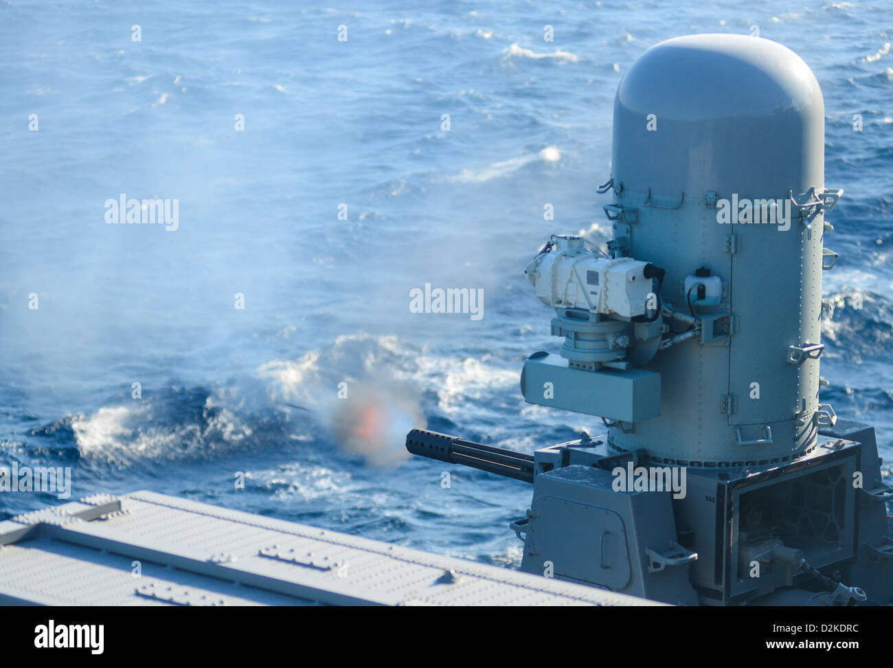 Close In Weapons System Live Fire Exercise High Resolution Stock ...