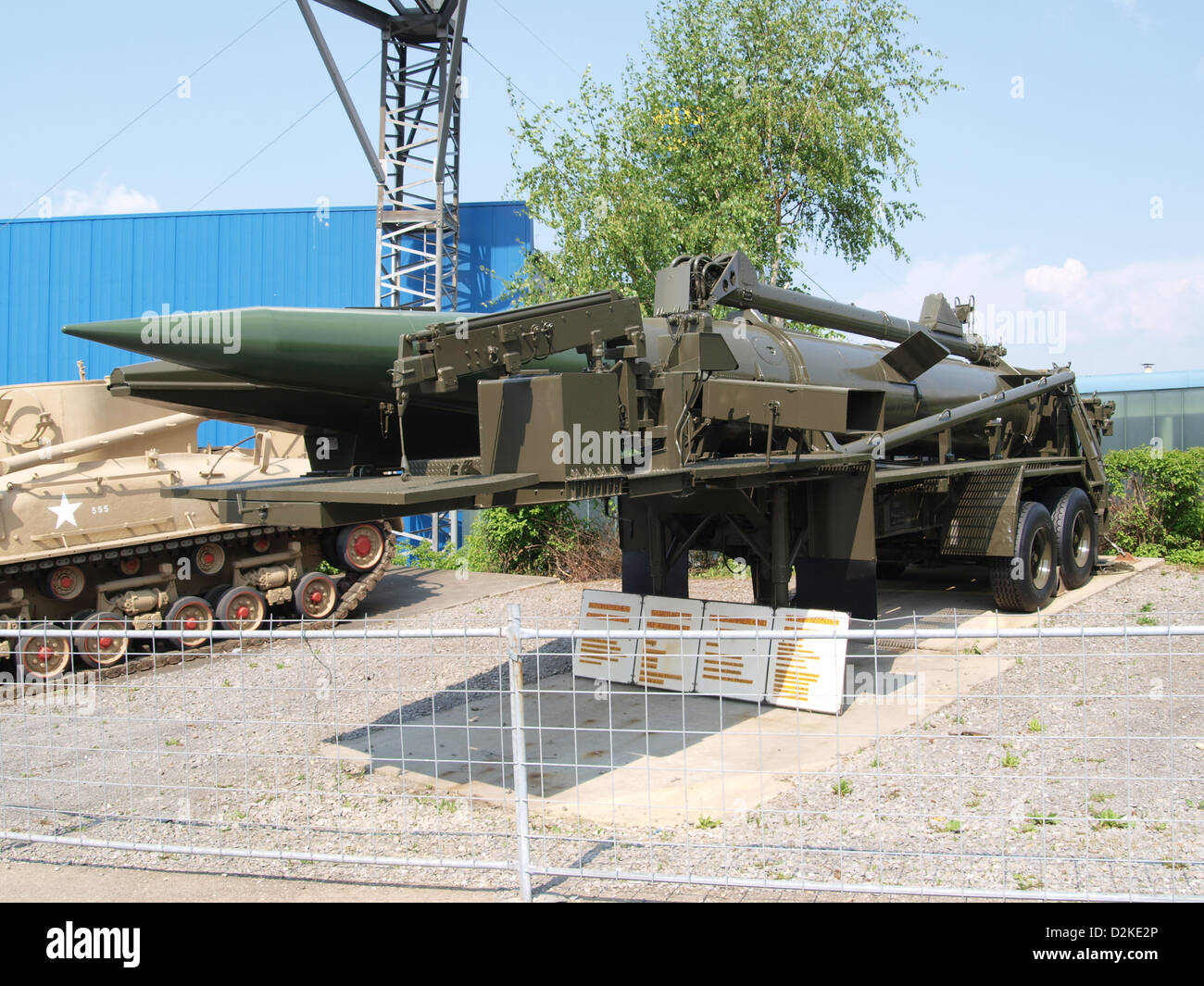 The Pershing missile, displayed at the Auto & Technic Museum in ...