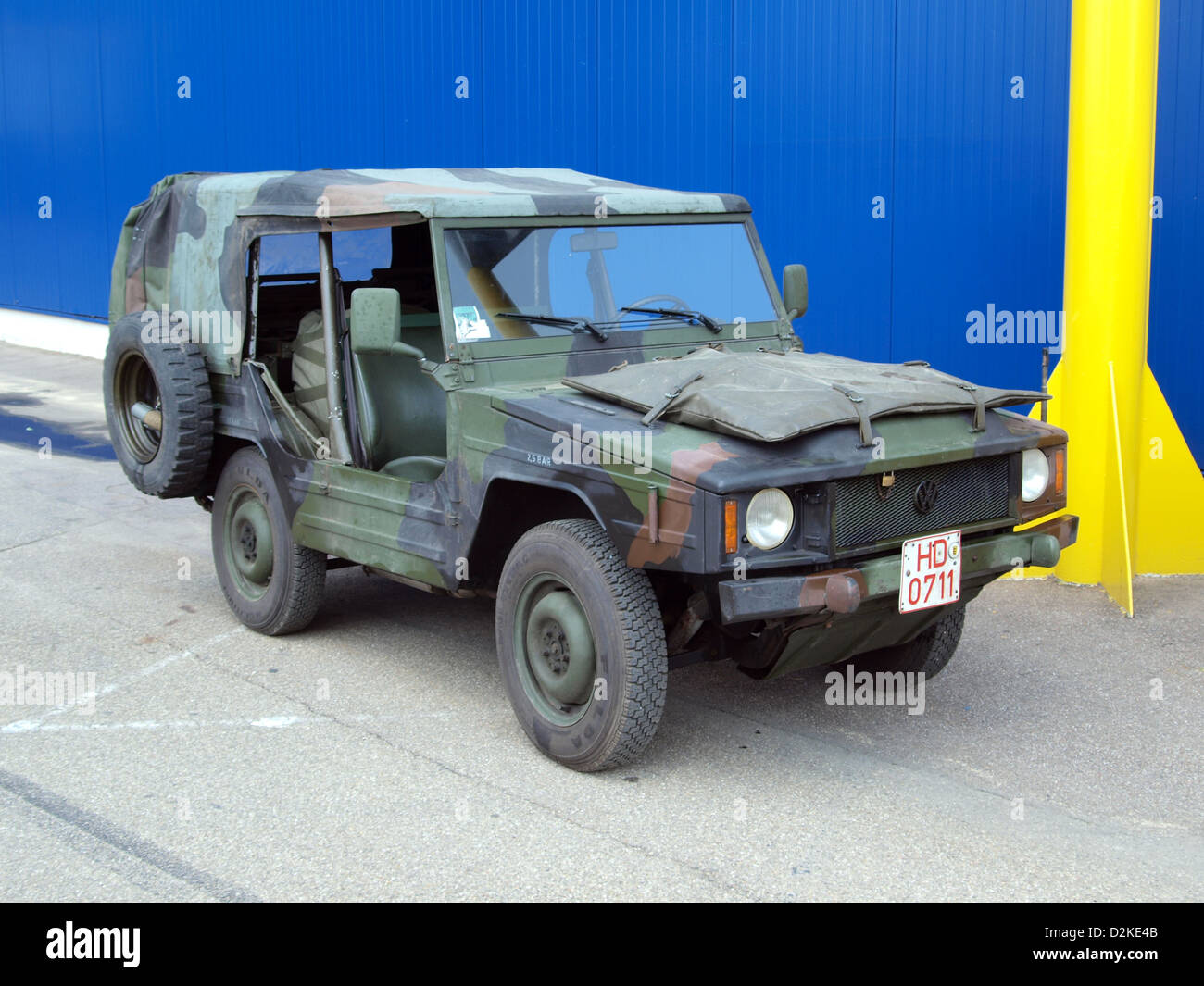 The VW military jeep is a compact, all-terrain vehicle originally ...