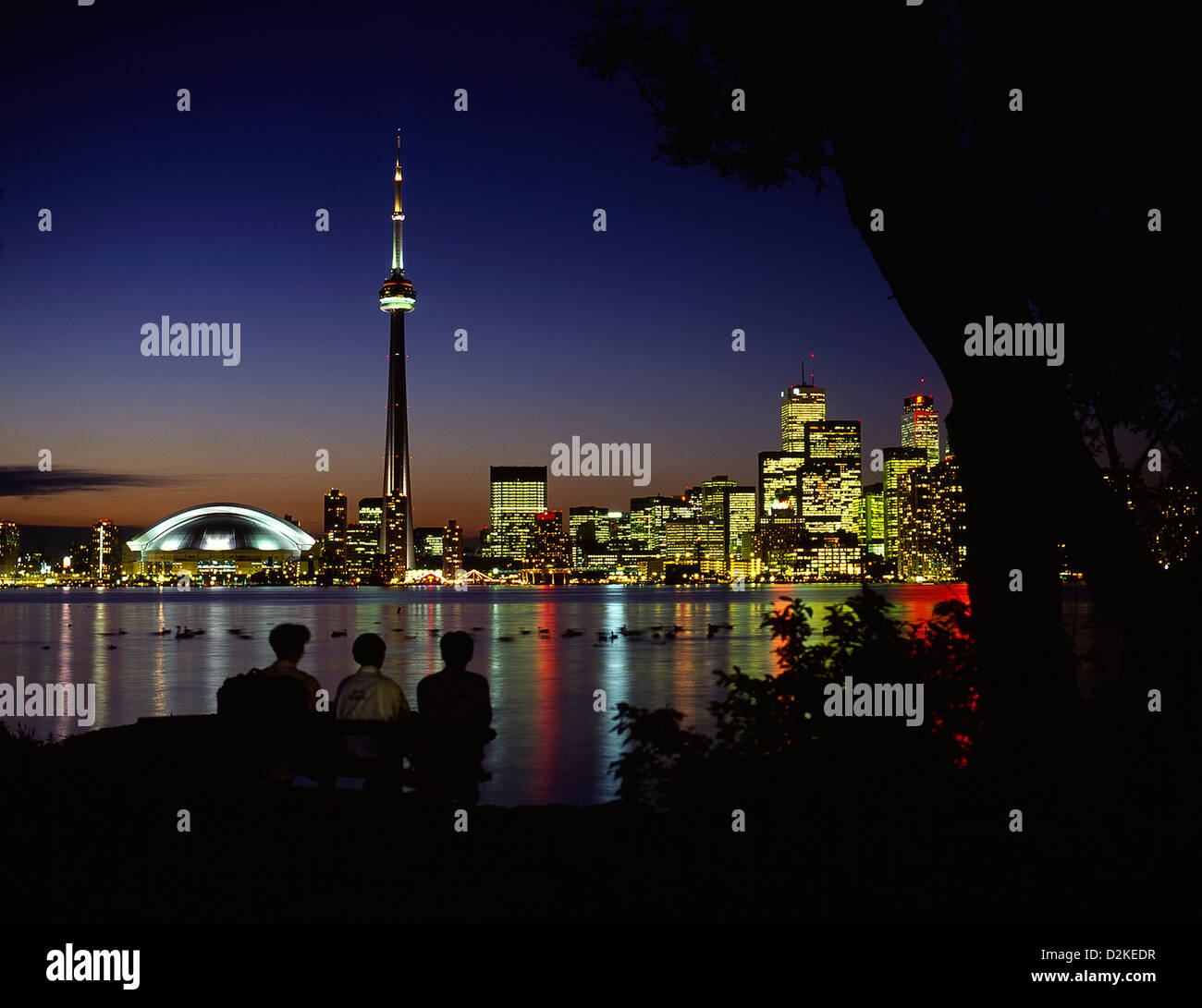 Toronto Skyline 1995 View from Toronto Island Toronto Ontario Canada ...