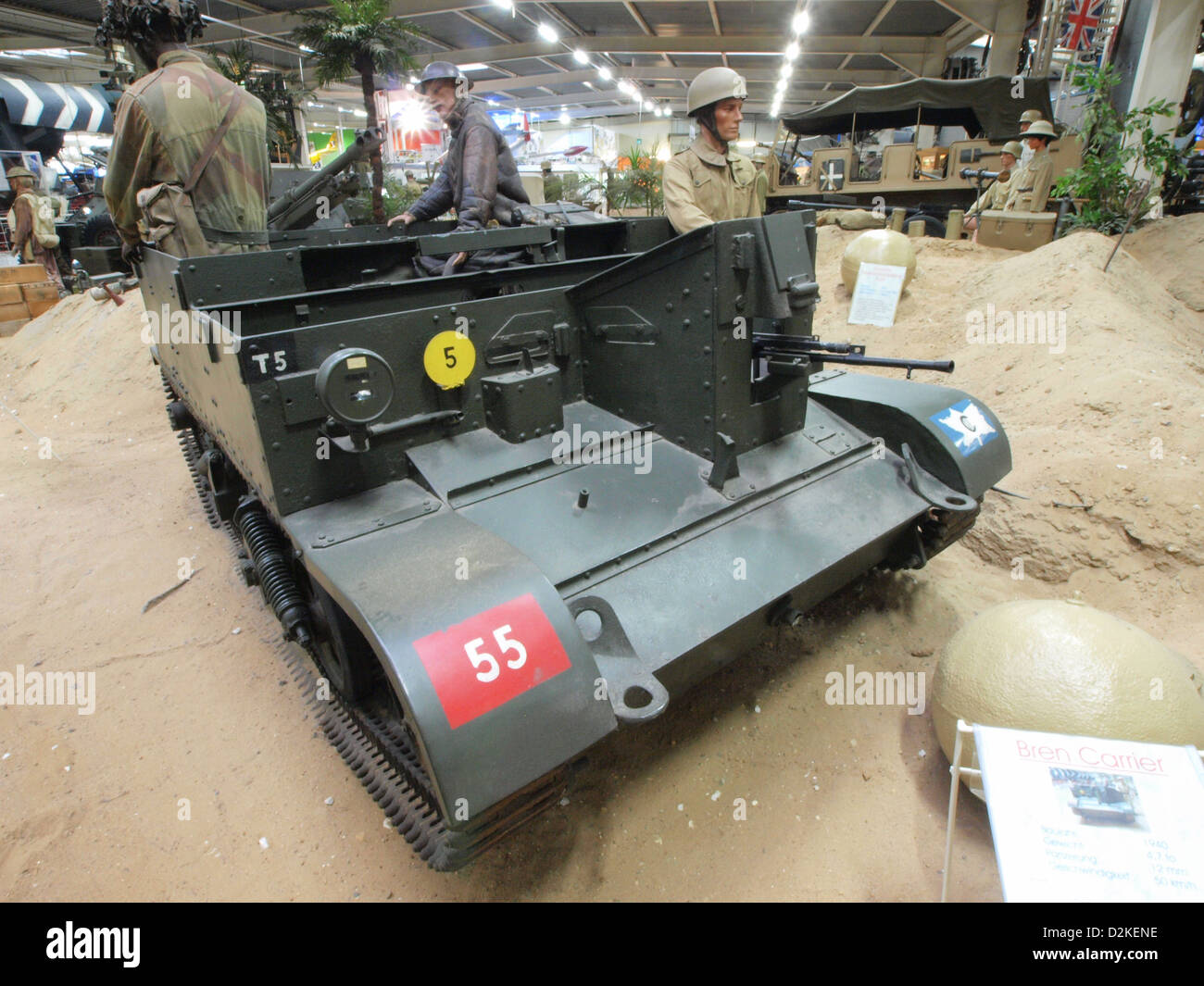 The Bren Carrier is an armored tracked vehicle used during World War II ...