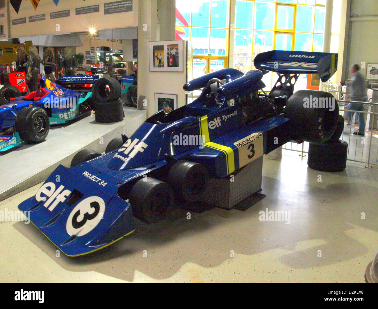 yrrell P34 six wheel F1 Stock Photo - Alamy