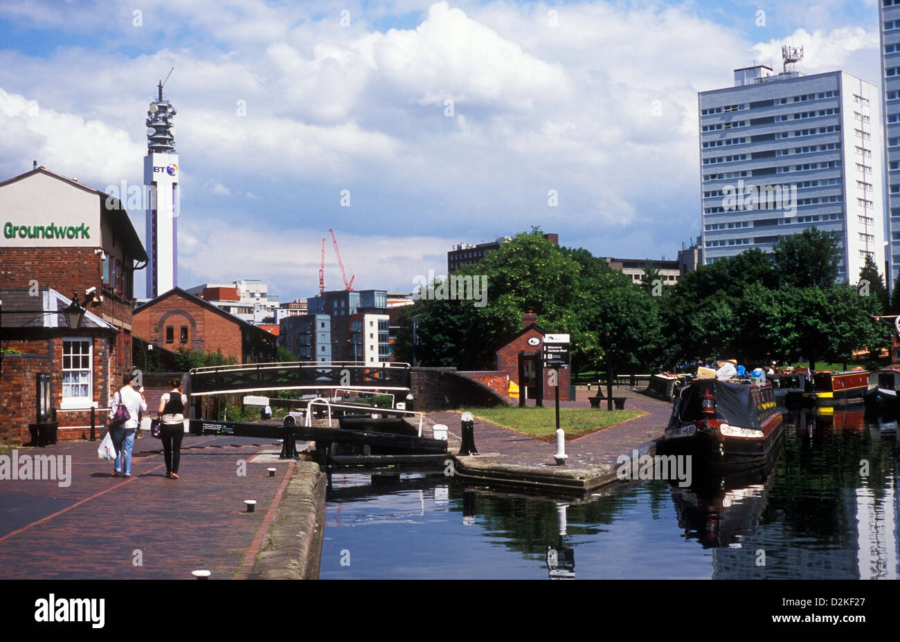 Cambrian Wharf Birmingham and Fazeley Canal Birmingham West Midlands UK ...