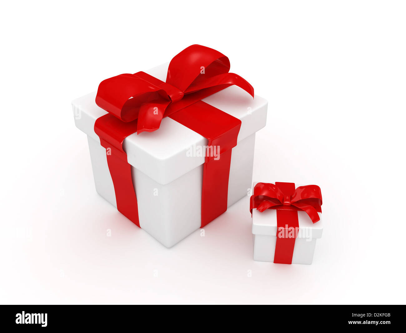 3d Gift Boxes isolated Stock Photo - Alamy