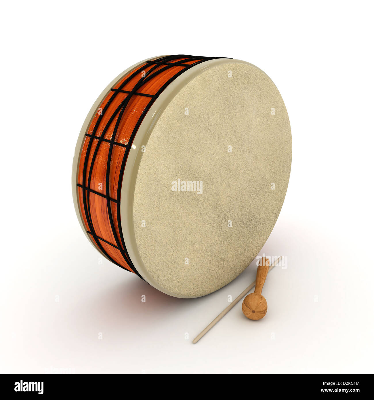 Ramadan Drum 3D Rendered Isolated Stock Photo - Alamy