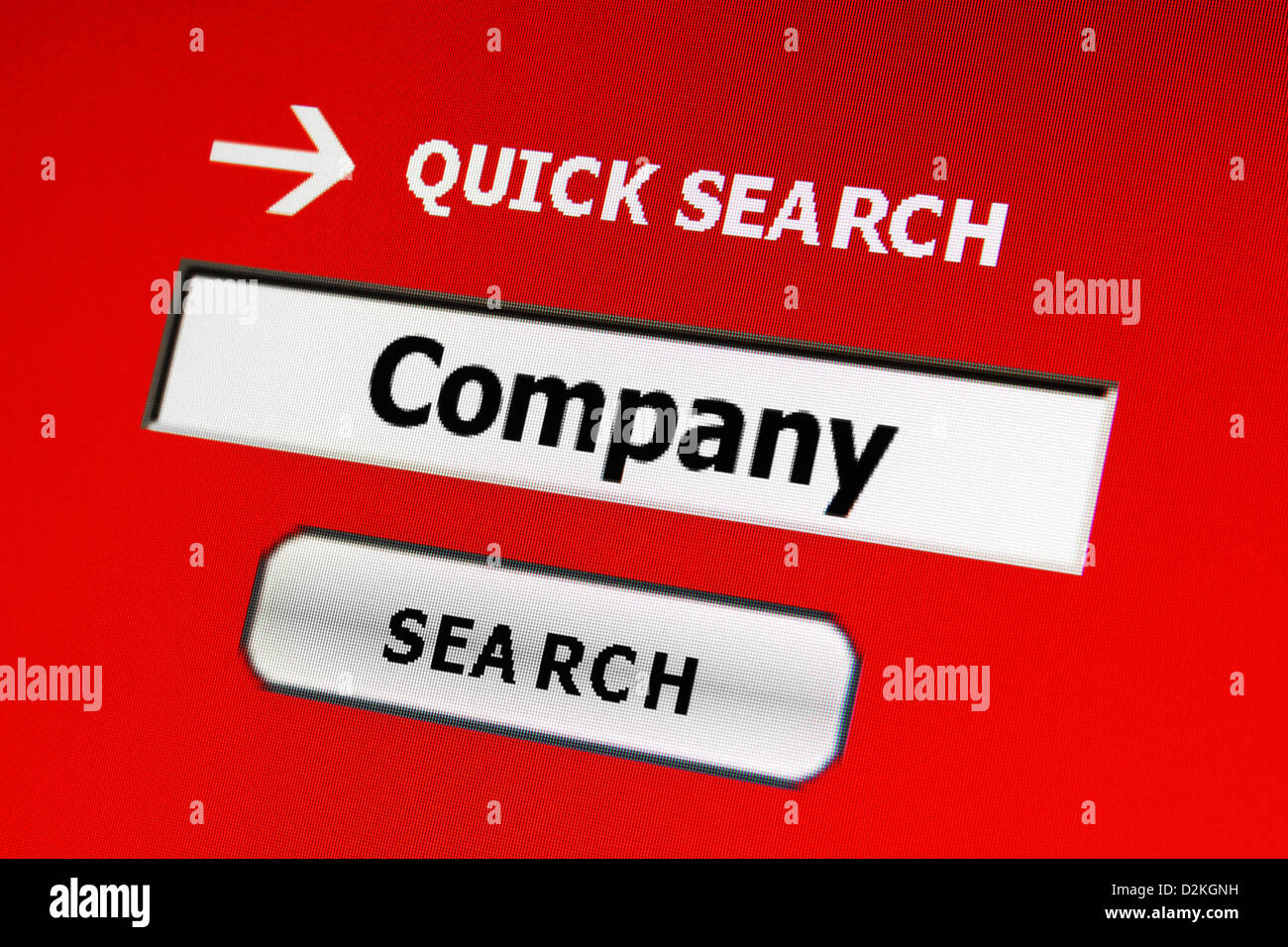 Online search screen hi-res stock photography and images - Alamy