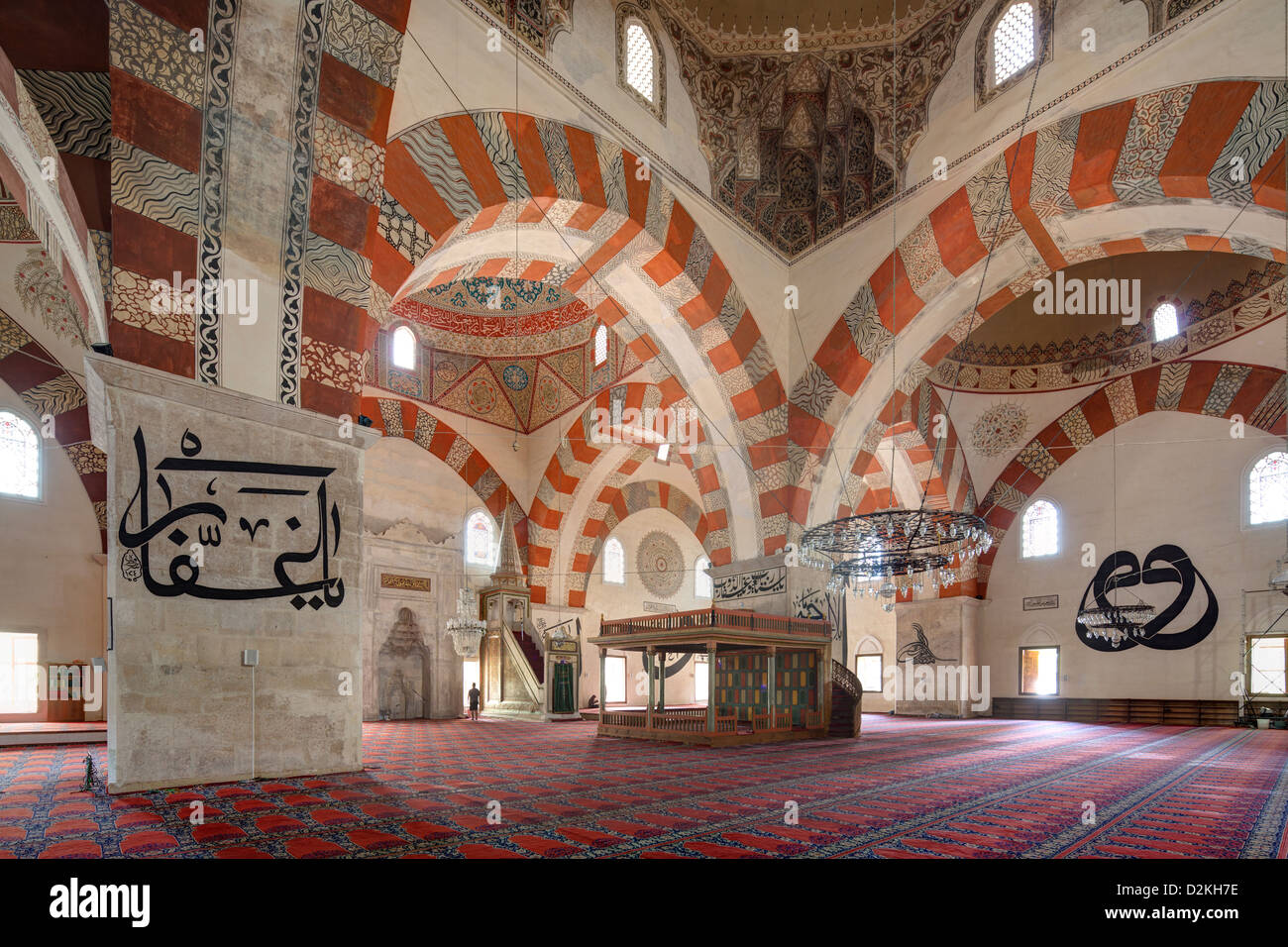 Eski Cami, Old Mosque of Edirne, Turkey Stock Photo - Alamy