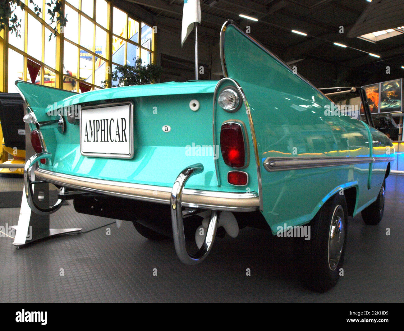 The Amphicar, manufactured by Eurocar, is a unique amphibious vehicle ...