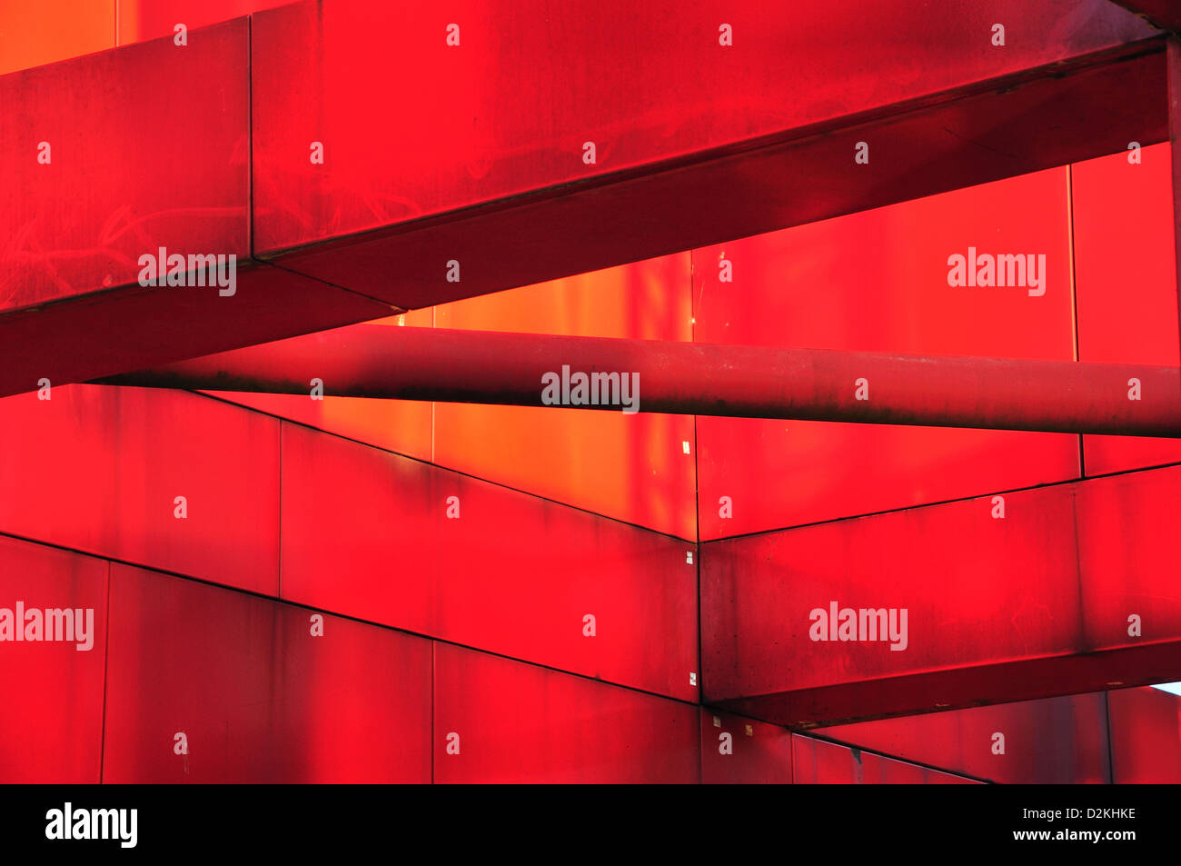 Red Metal Beams High Resolution Stock Photography and Images - Alamy