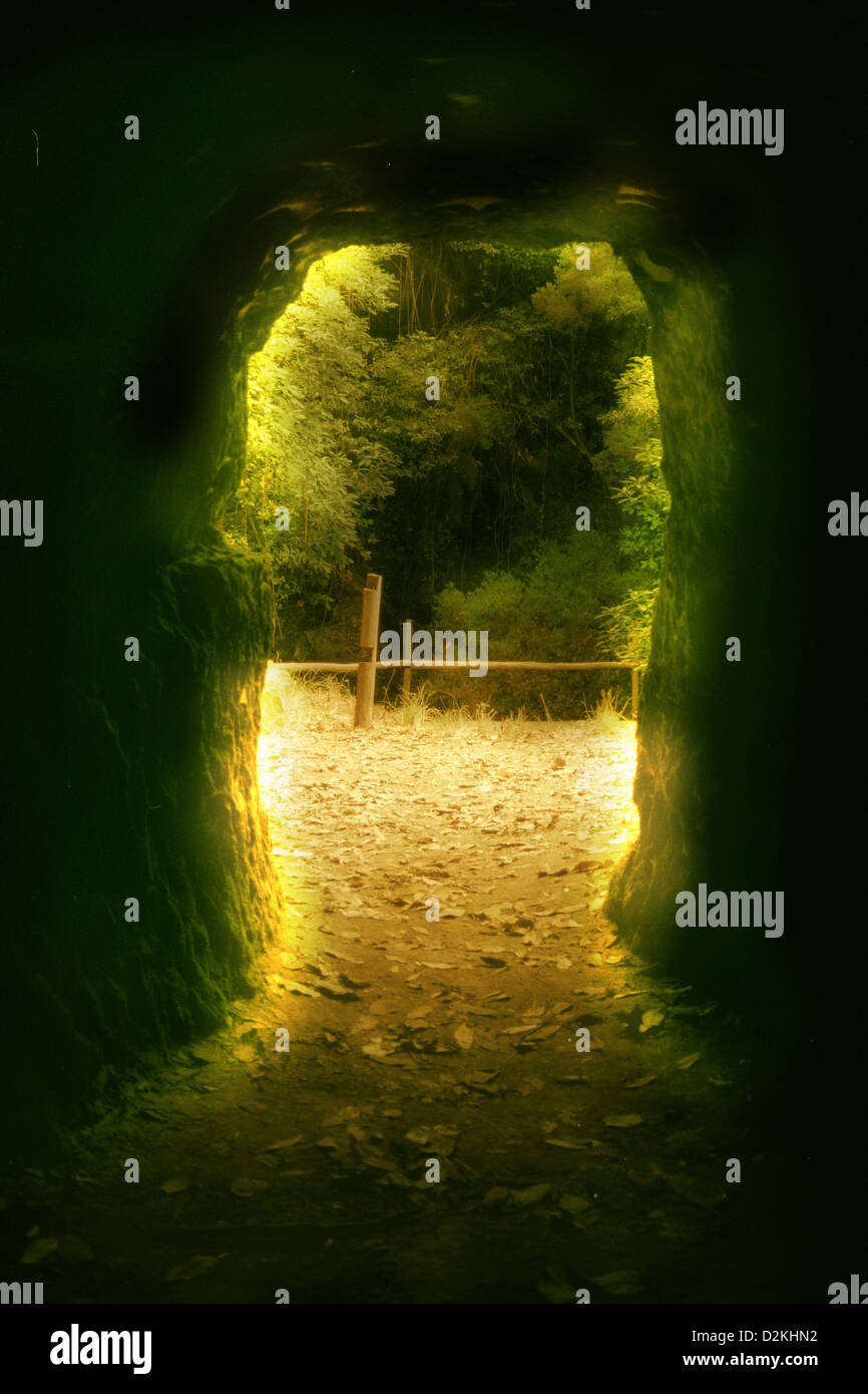 view from inside a cave Stock Photo - Alamy