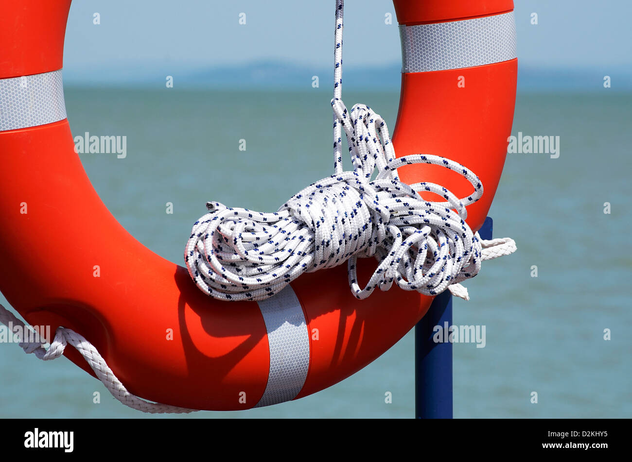 Life ring in standby Stock Photo - Alamy