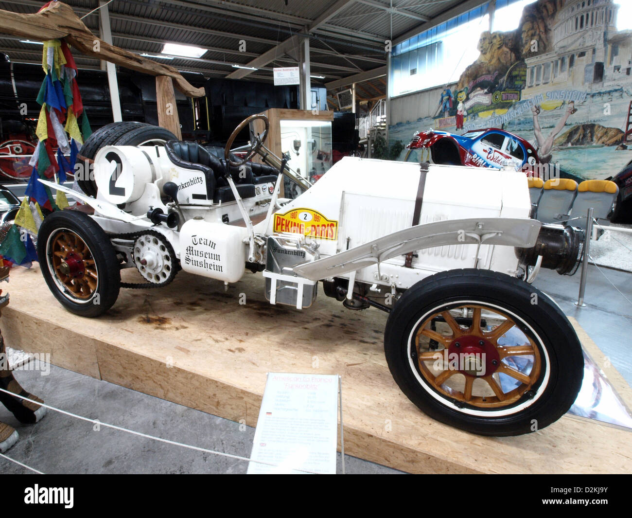 The 1908 American La France Funkenblitz is a vintage fire truck, known ...