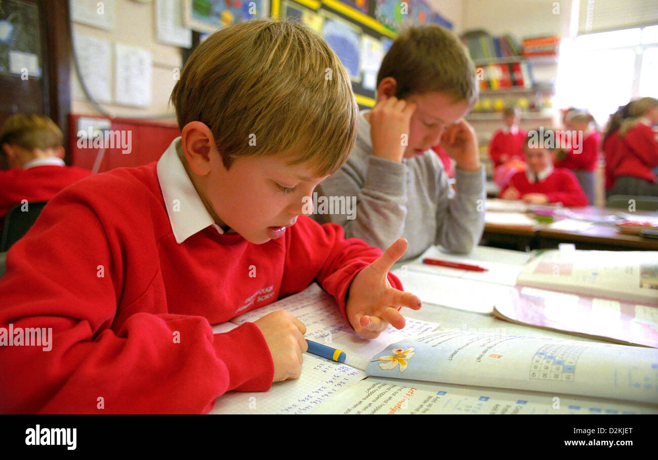 Pupils in a classroom uk hi-res stock photography and images - Alamy