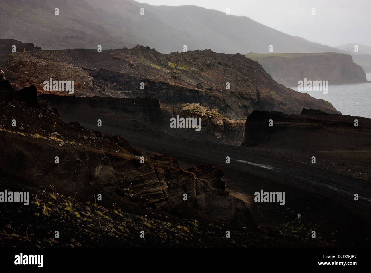Landscape of lava Stock Photo - Alamy