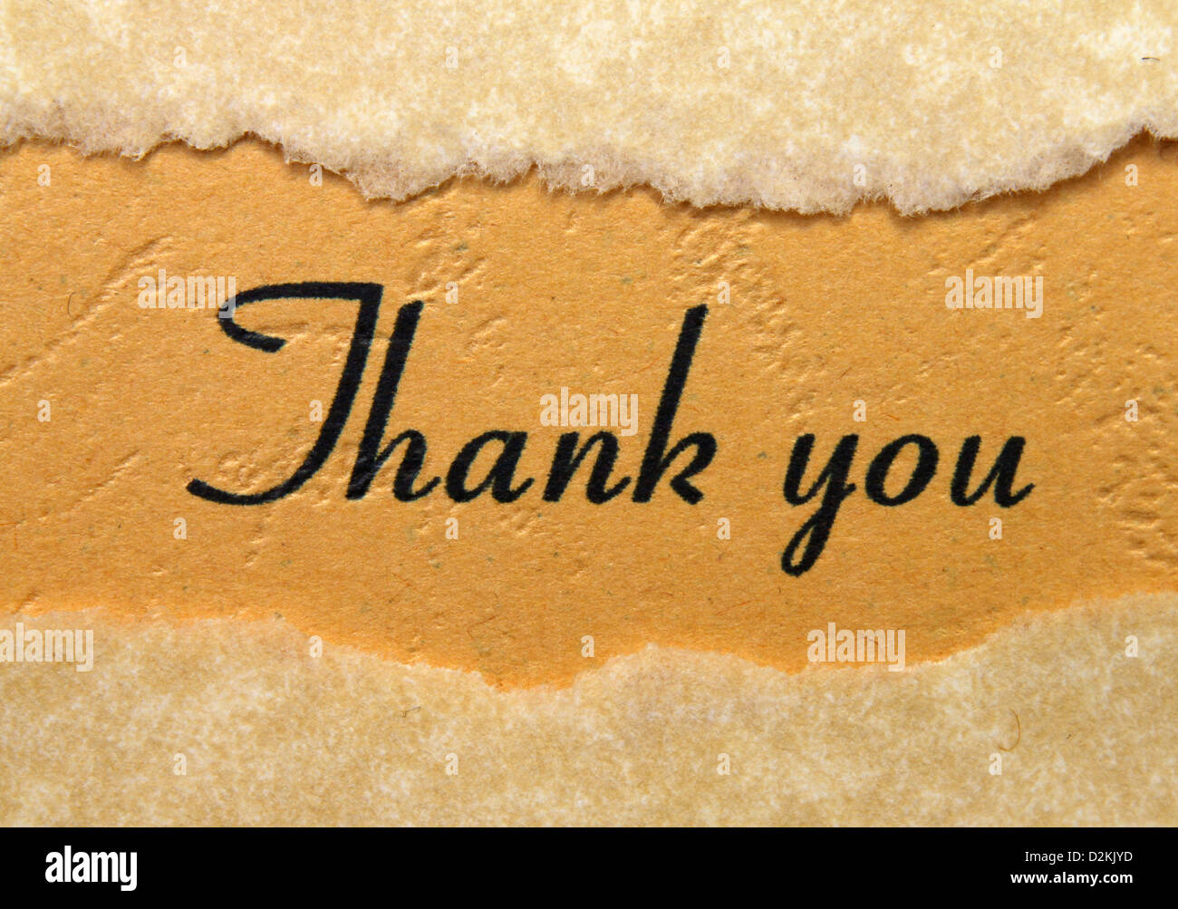 Thank you text Stock Photo - Alamy