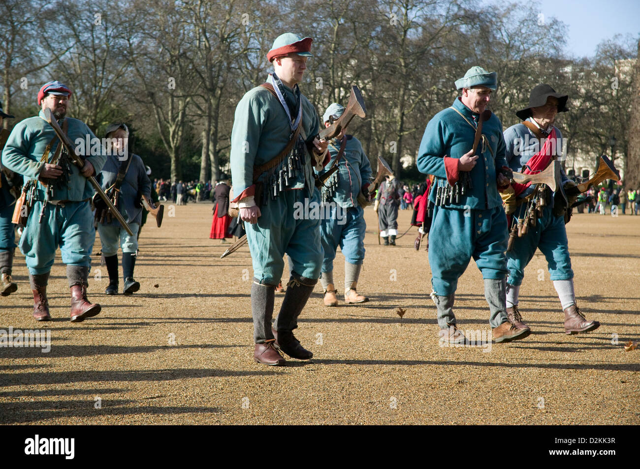 The annual commemoration by The King's Army of the martyrdom of King ...