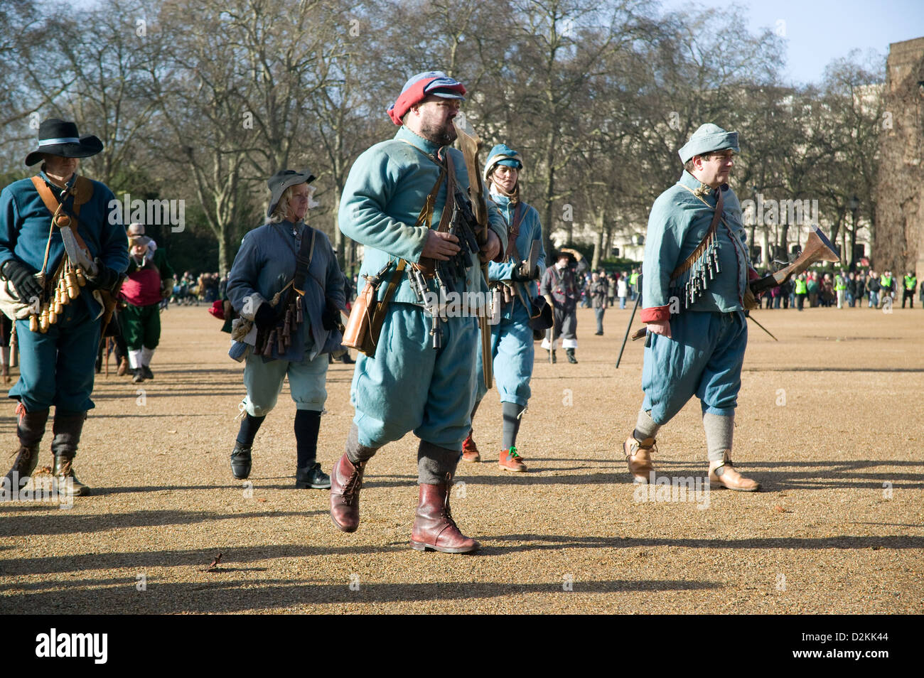 The annual commemoration by The King's Army of the martyrdom of King ...
