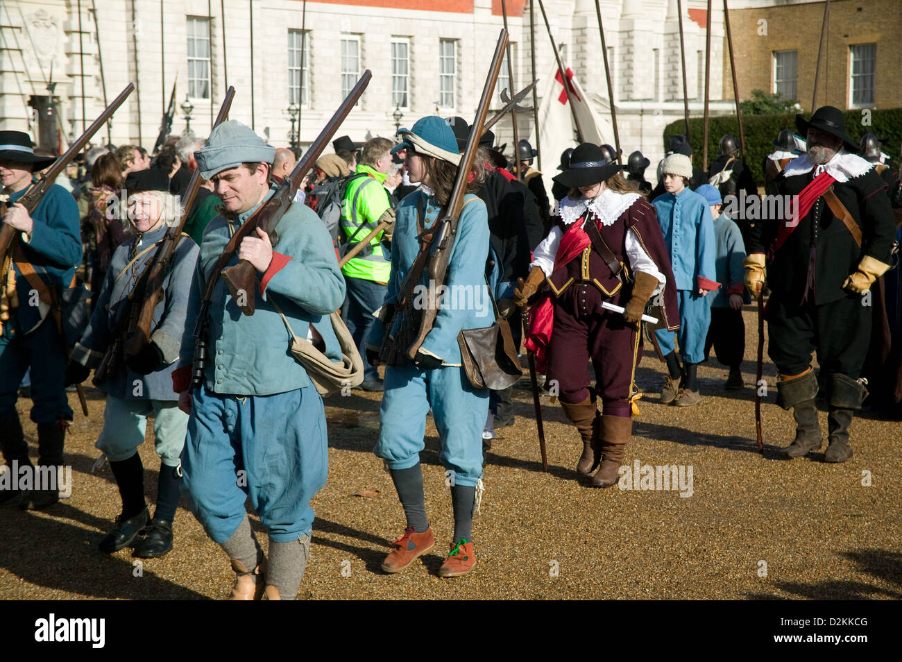The annual commemoration by The King's Army of the martyrdom of King ...