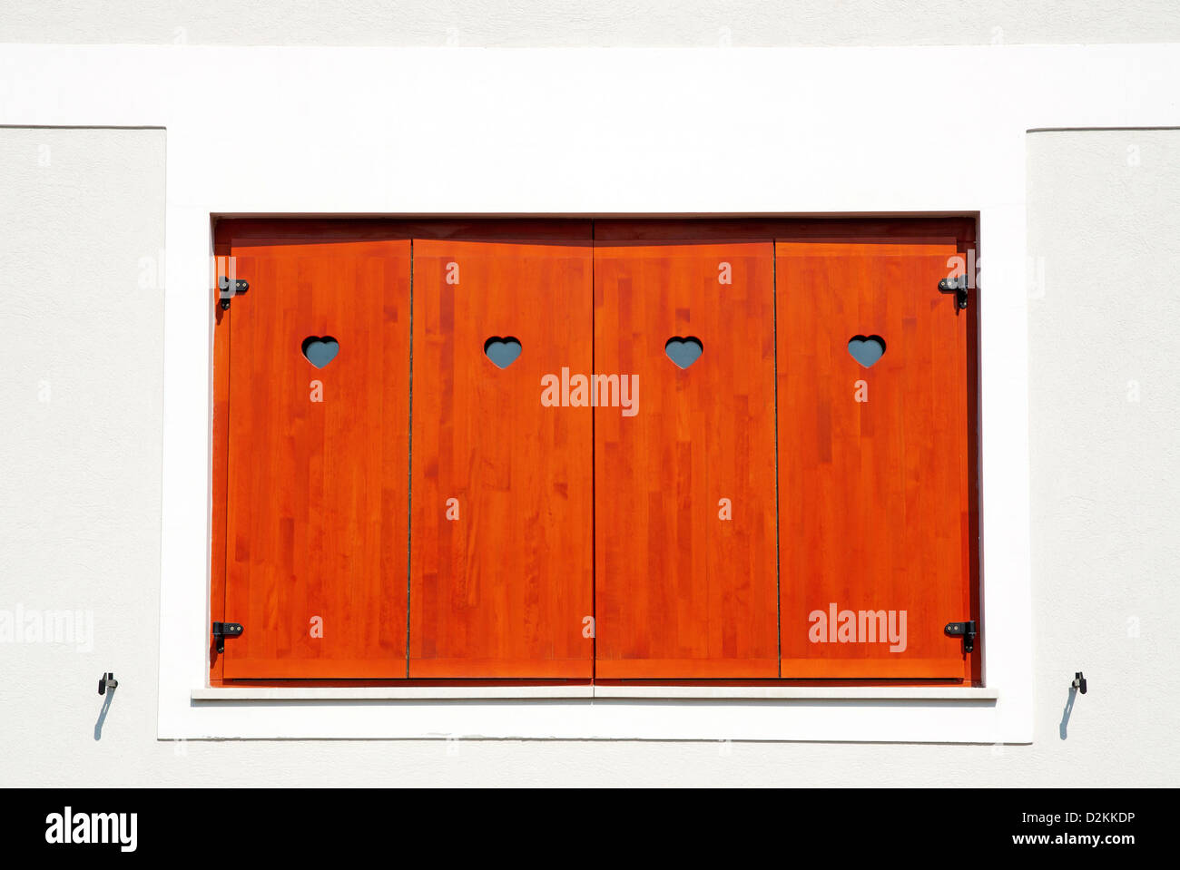 House with brown shutter hi-res stock photography and images - Alamy