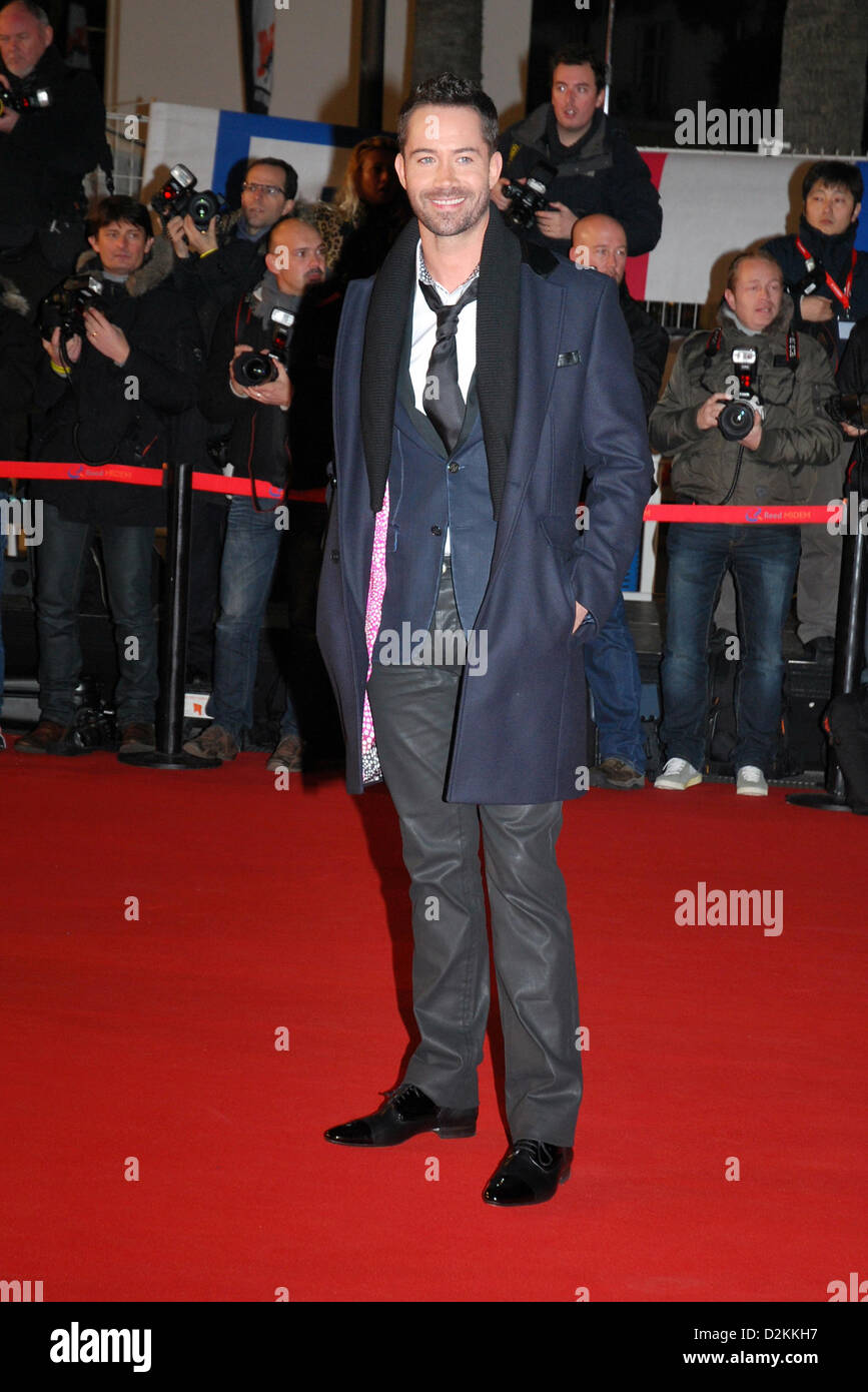 Cannes, France. 26th January 2013. Singer Emmanuel Moire attends the ...