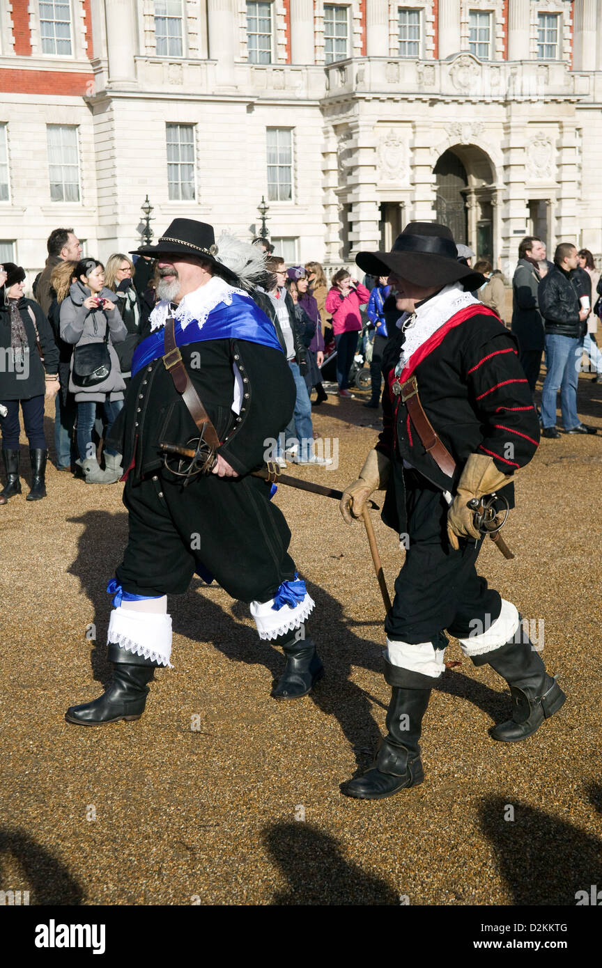 The annual commemoration by The King's Army of the martyrdom of King ...