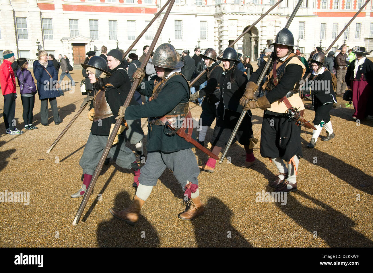 The annual commemoration by The King's Army of the martyrdom of King ...