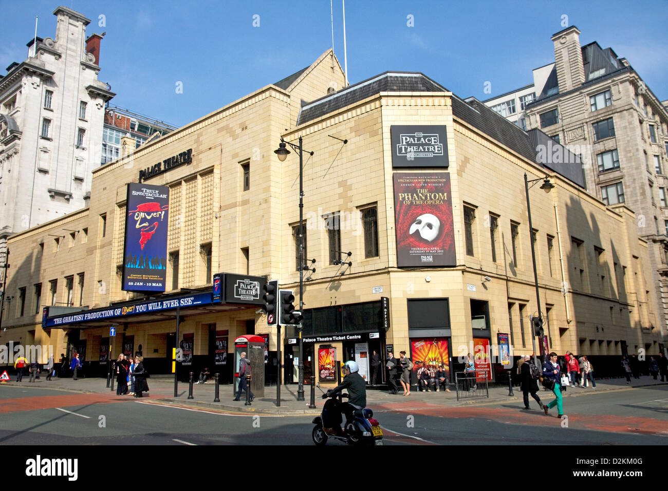 Palace Theatre, Oxford Street, city centre, Manchester, England, UK ...