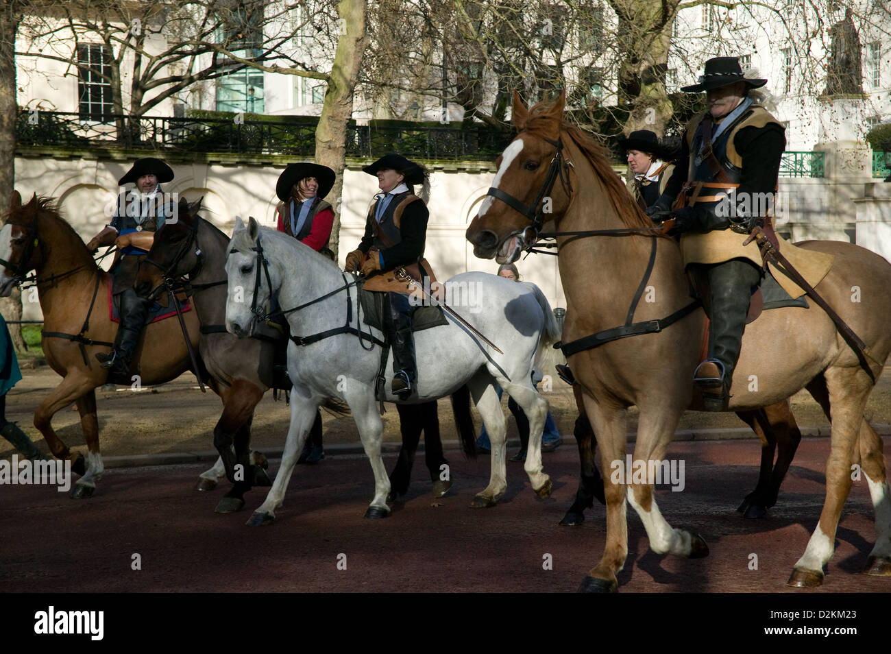 The annual commemoration by The King's Army of the martyrdom of King ...