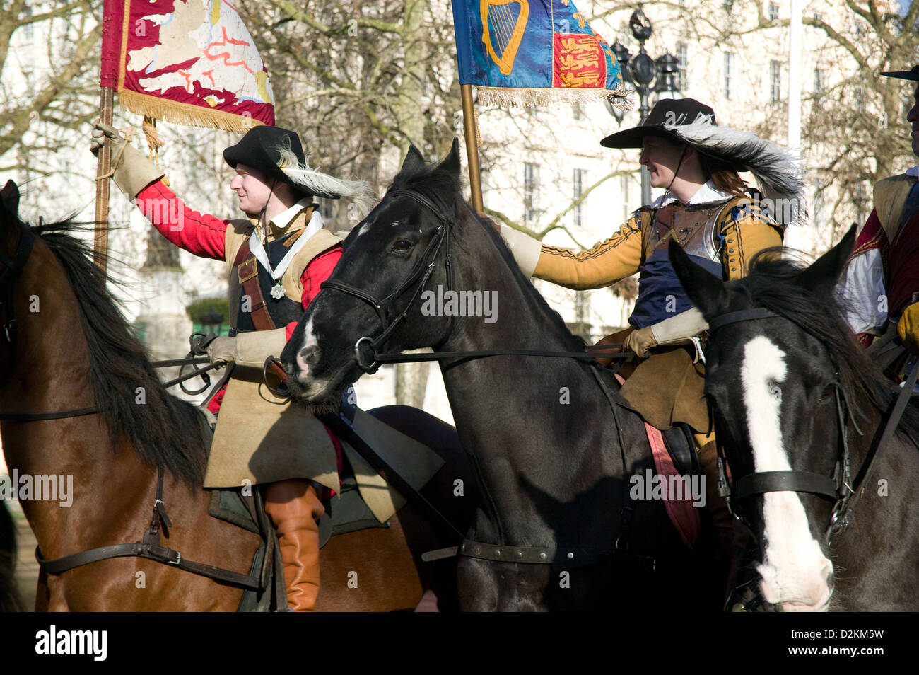 The annual commemoration by The King's Army of the martyrdom of King ...