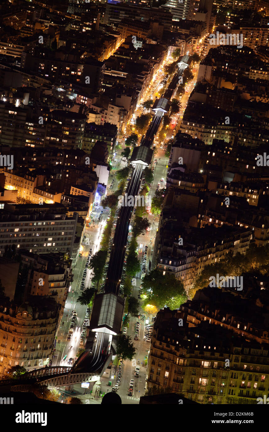 Night view boulevard garibaldi metro hi-res stock photography and ...