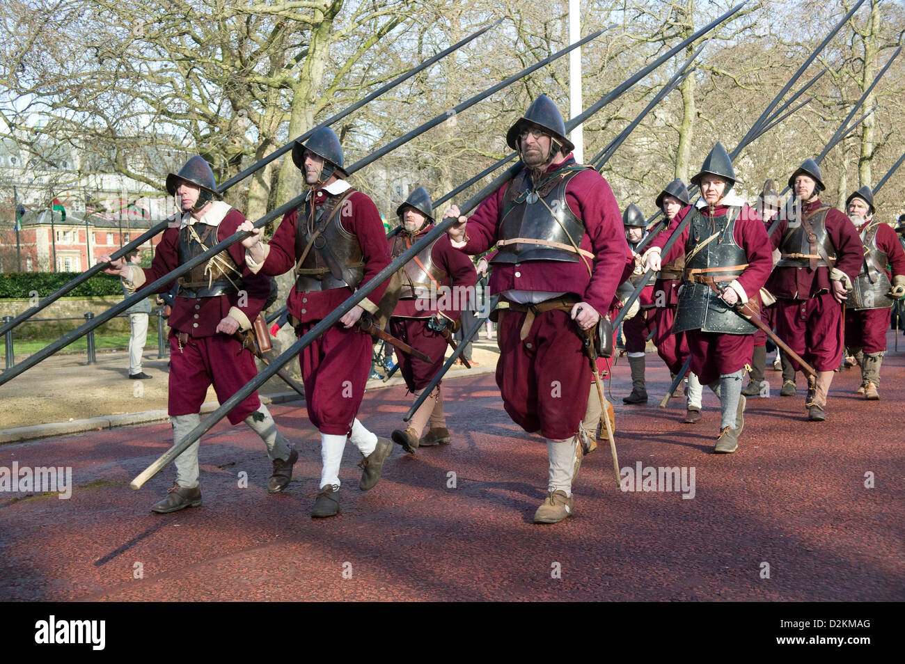 The annual commemoration by The King's Army of the martyrdom of King ...