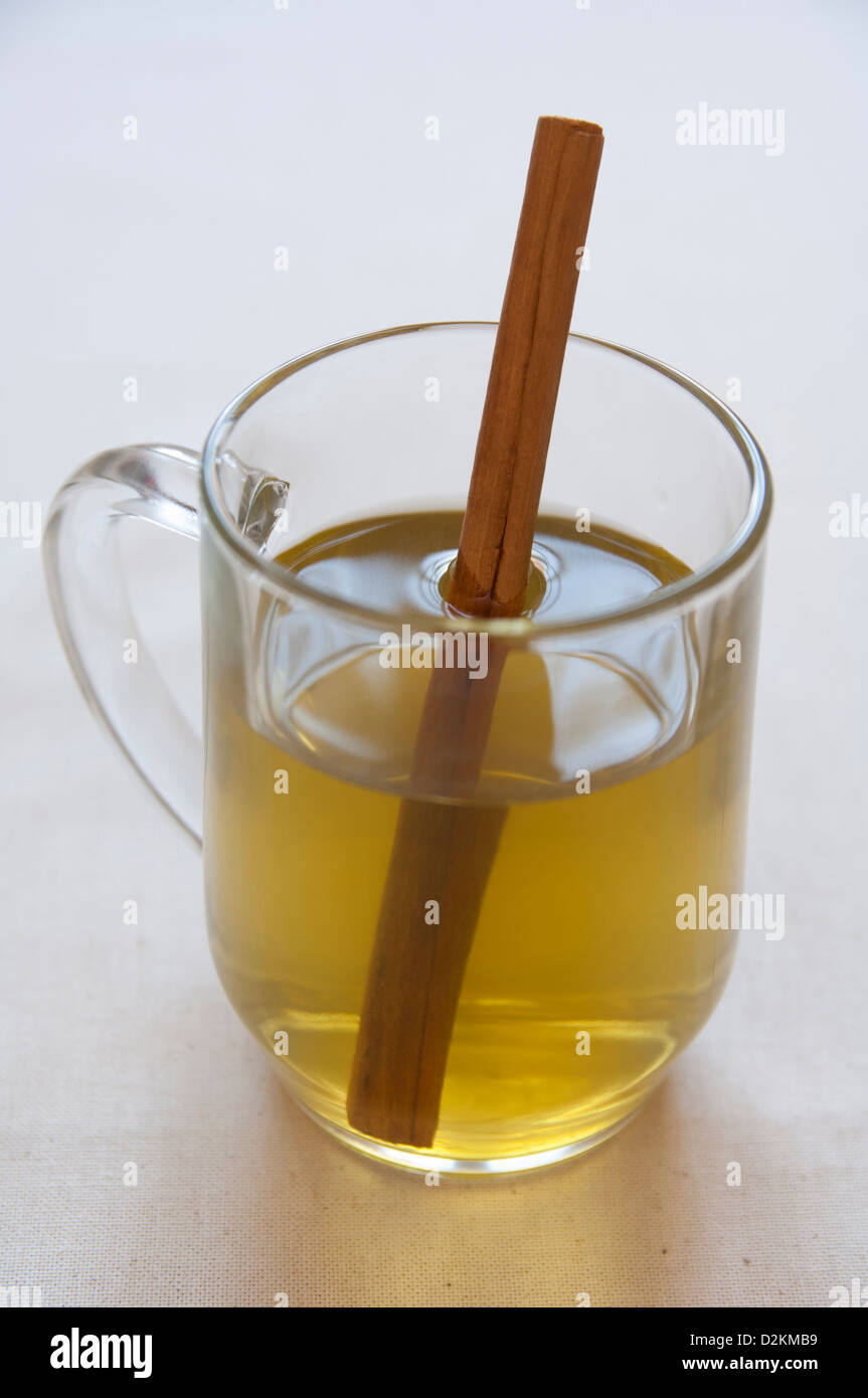 Close-up view of Organic Cinnamon Infusion Stock Photo - Alamy