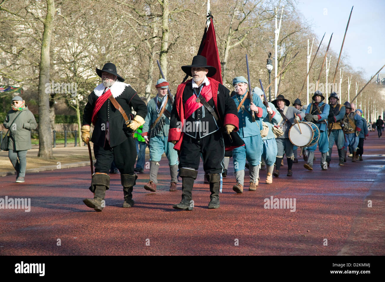 The annual commemoration by The King's Army of the martyrdom of King ...
