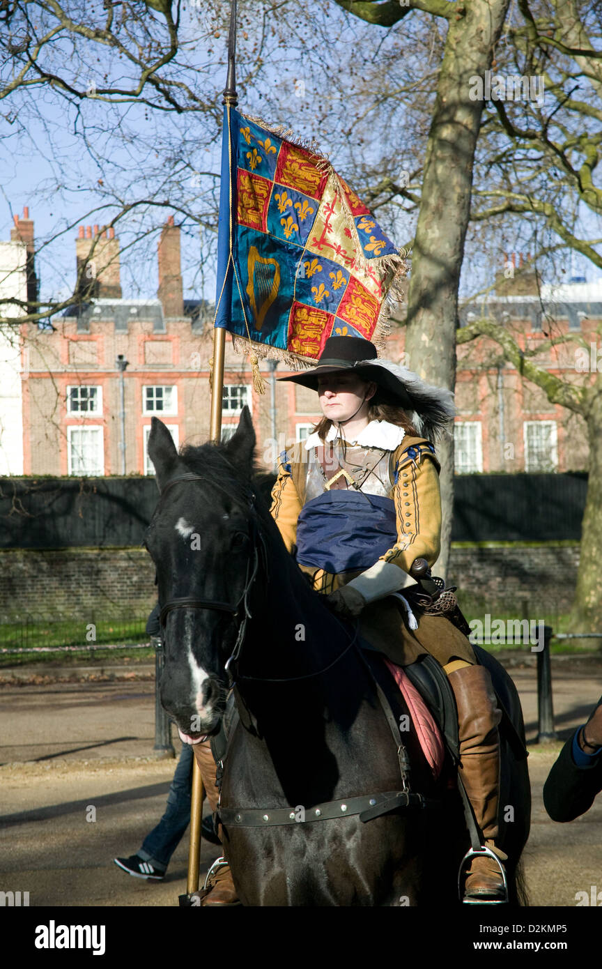 The annual commemoration by The King's Army of the martyrdom of King ...