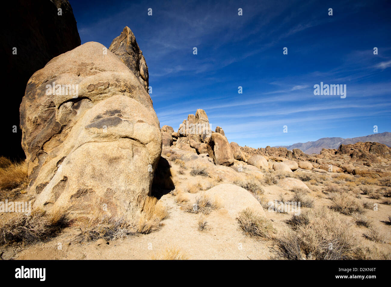 The Alabama Hills near Lone Pine, California, scene of many western ...