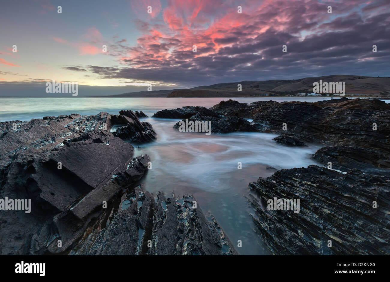Myponga Beach Sunrise Stock Photo - Alamy