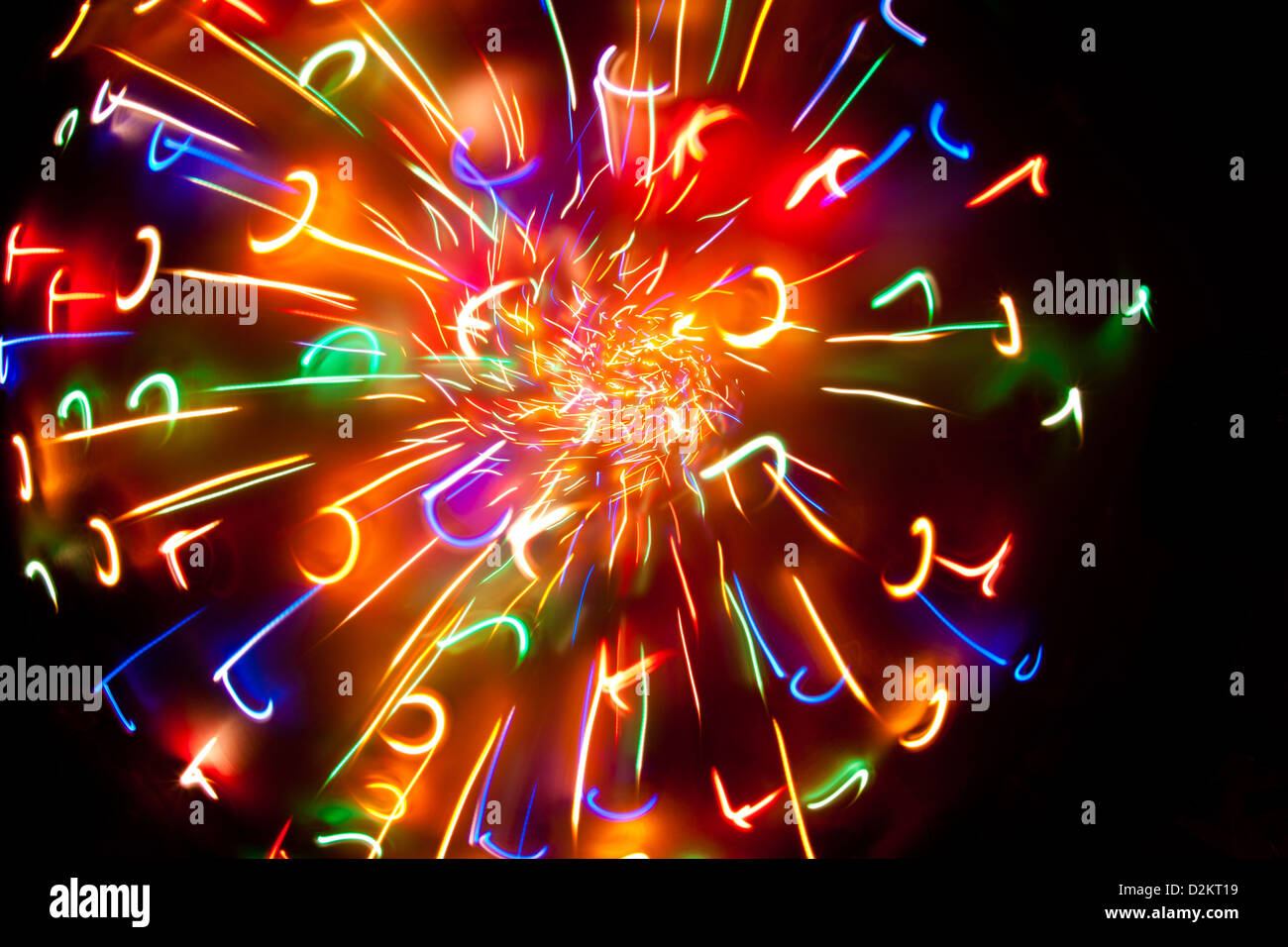 light sphere on a black background Stock Photo - Alamy