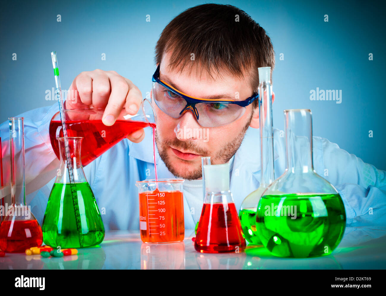 young scientist in the lab Stock Photo - Alamy